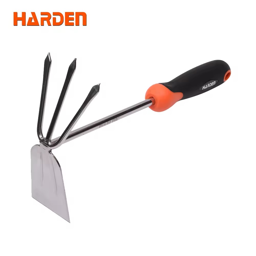 HARDEN Combination Hoe & Fork, Stainless steel, 325x180mm, hand garden ...
