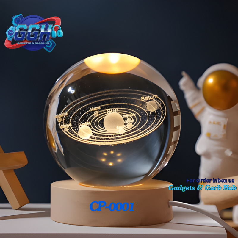 Color Changing LED 3D Crystal Ball | Gadgets & Garb Hub