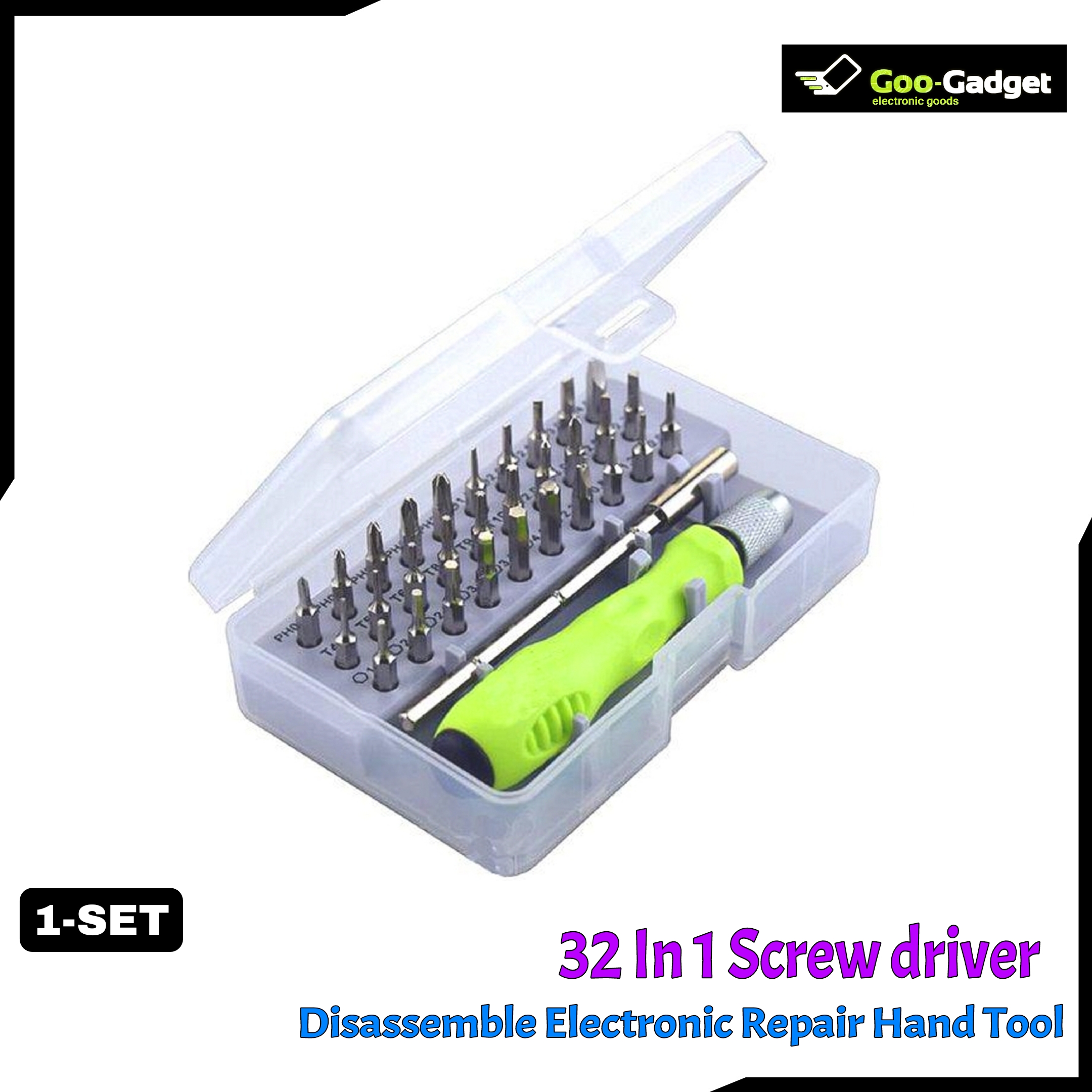 32 In 1 Multipurpose Precision Screwdriver Set | Electronic Repair Hand ...