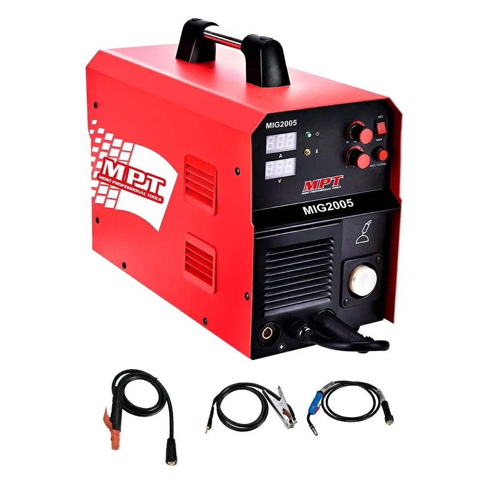 MPT MIG2005, Inverter Welding Machine, MIG20-200A/MMA20-160A, 8.2KVA ...