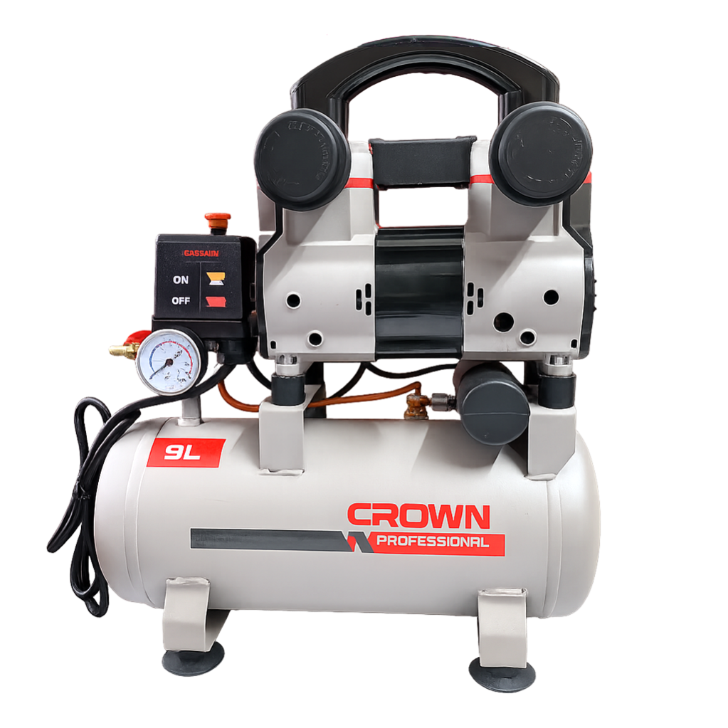CROWN CT36164 9L Air Compressor, 1HP, 9L, 8bar; CT36164 | Tolsen Tools ...