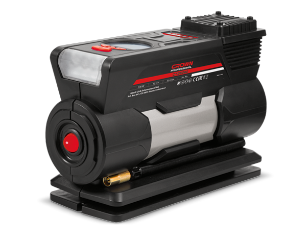 CROWN CT36060 Professional Vehicle Compressor, 12V, 140W, 30L/min, 6 ...