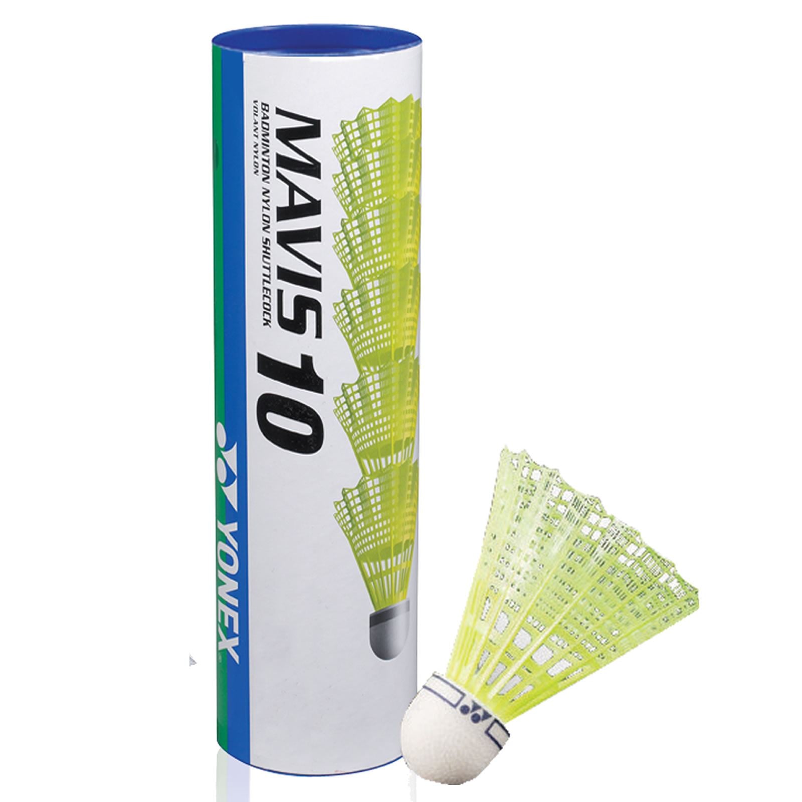 Yonex Mavis 10 Practice Shuttlecock – Durable Nylon Badminton Shuttles ...