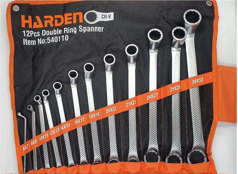Harden 12Pcs Double Ring Spanner Set 6-32 mm 540110 | Tolsen Tools ...