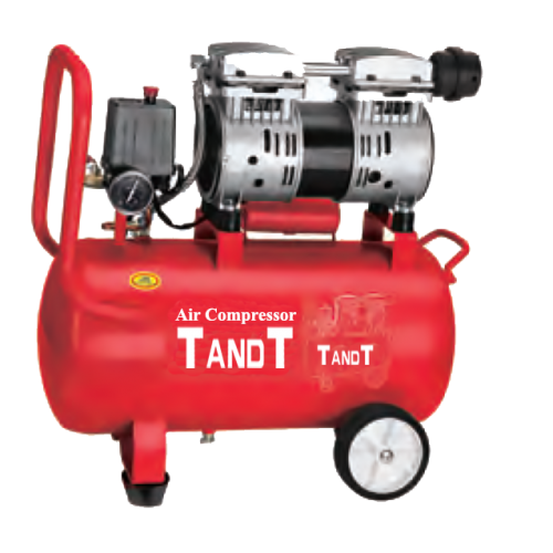 TANDT 24L Oil free Air Compressor, Silent Air Compressor, 800w, 7bar ...