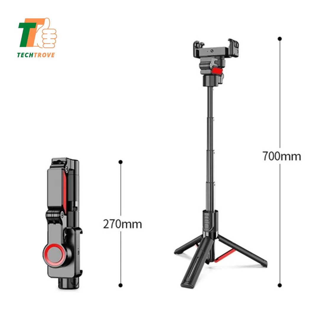 C10 Handheld Phone Stabilizer Gimbal AI Face Tracking Vlog Live ...