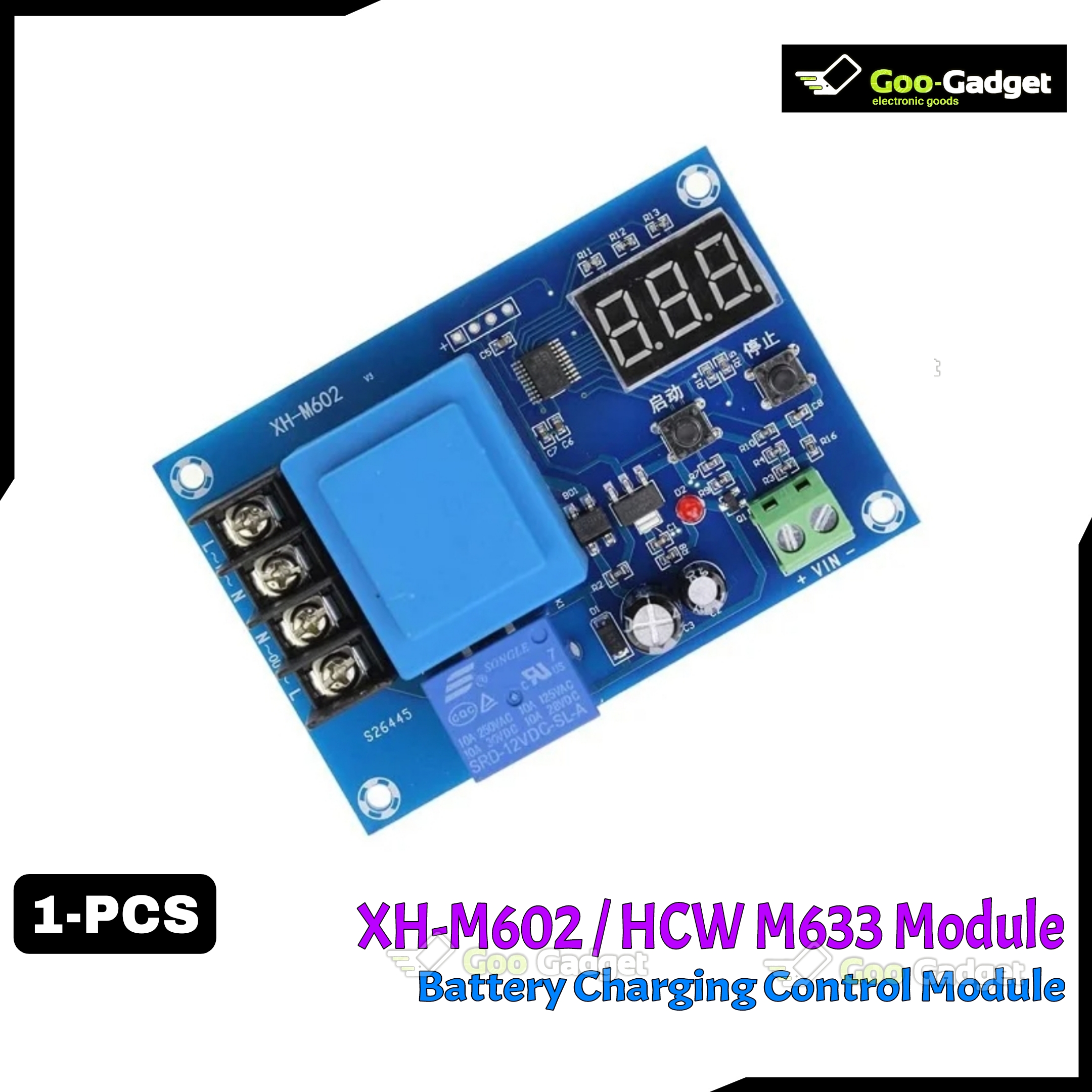 XH-M602/HCW-M633 Battery Charger Control Module | AC 220V to DC 6-60V ...