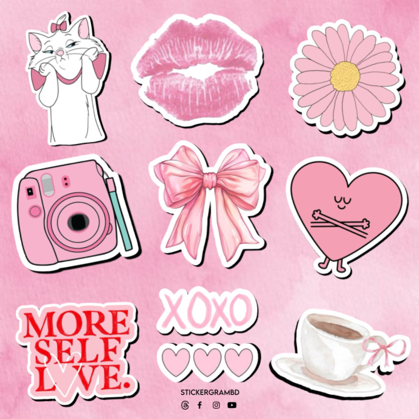 Pookie Sticker Set | Stickergram BD