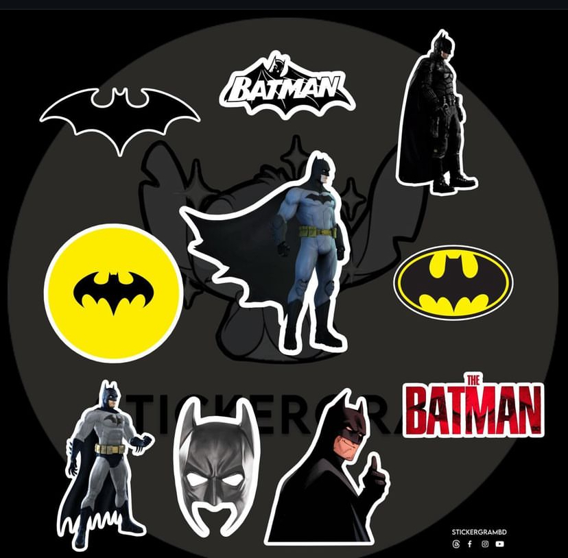 Batman Sticker Set 01 | Stickergram BD