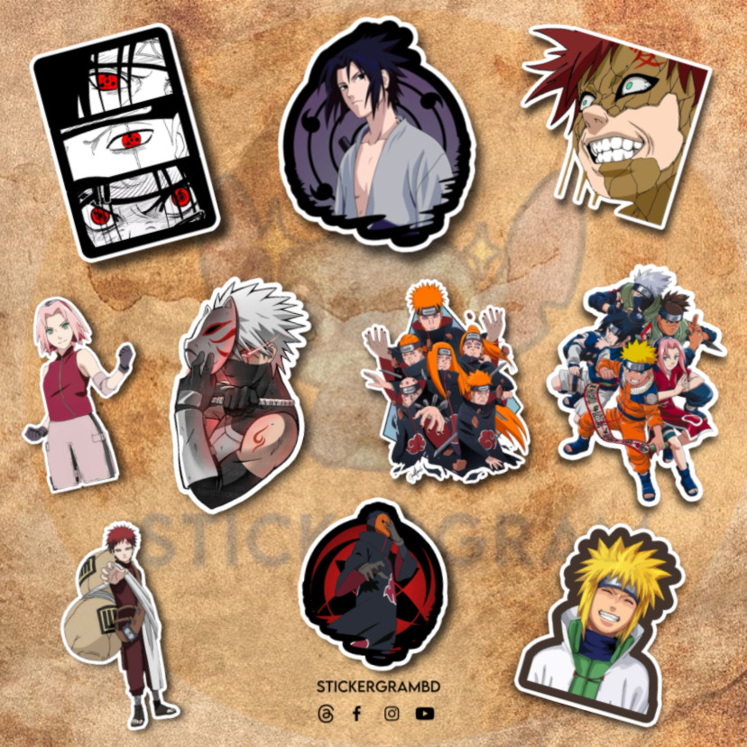 Naruto Sticker Set 03 | Stickergram BD