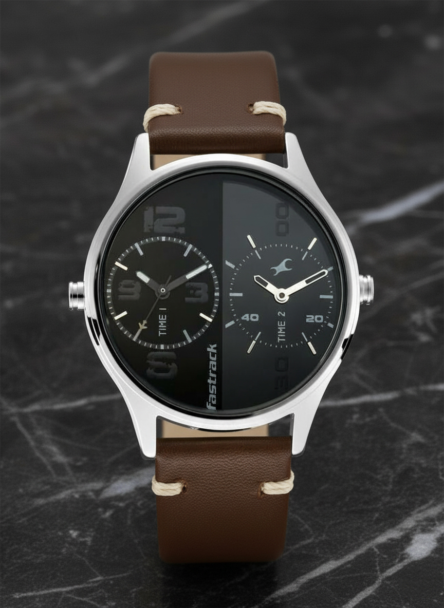Fastrack Wanderers Dual Time Analog Watch - Unisex | ElaraQ