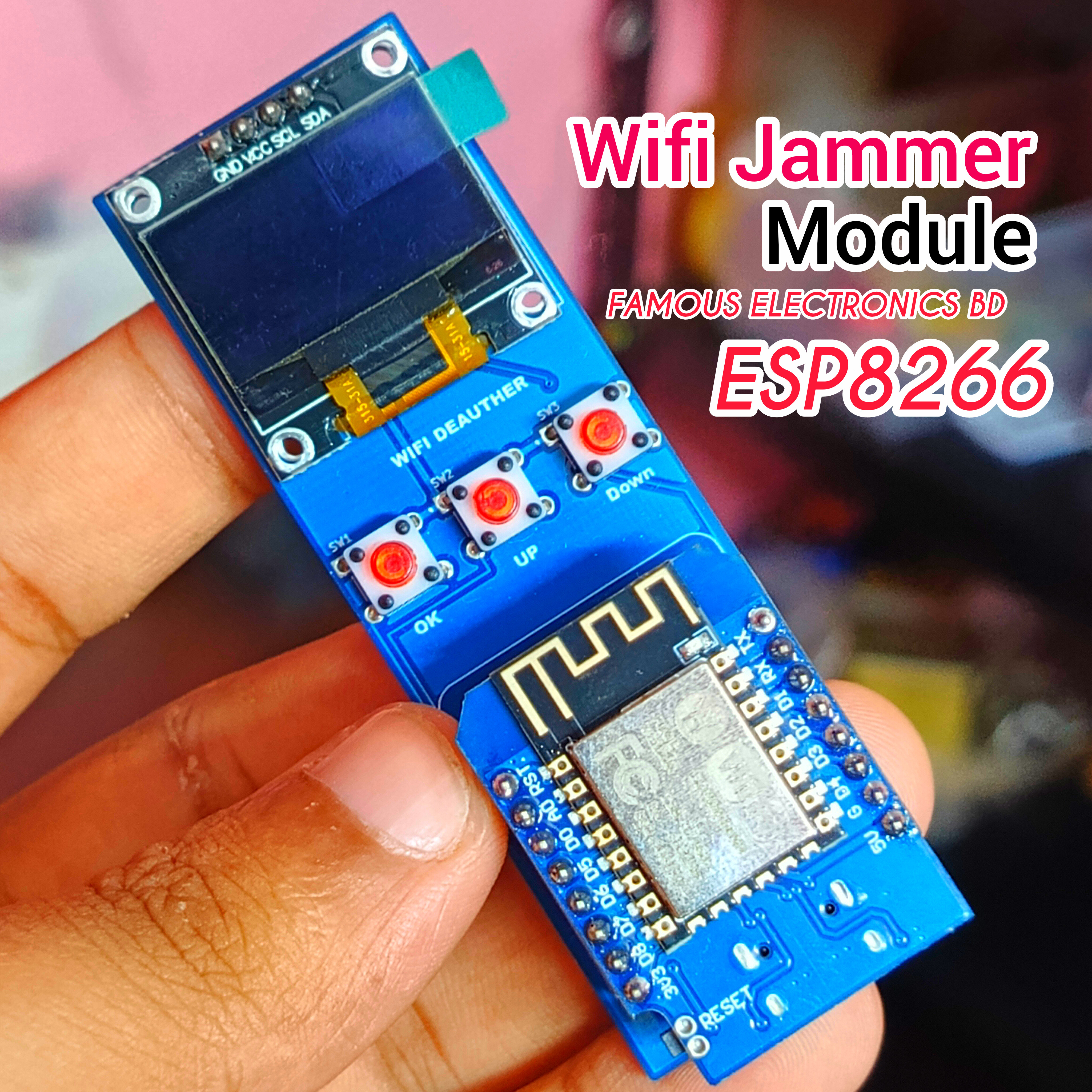 ESP8266 D1 Mini WiFi Development Board with OLED Display & Buttons ...