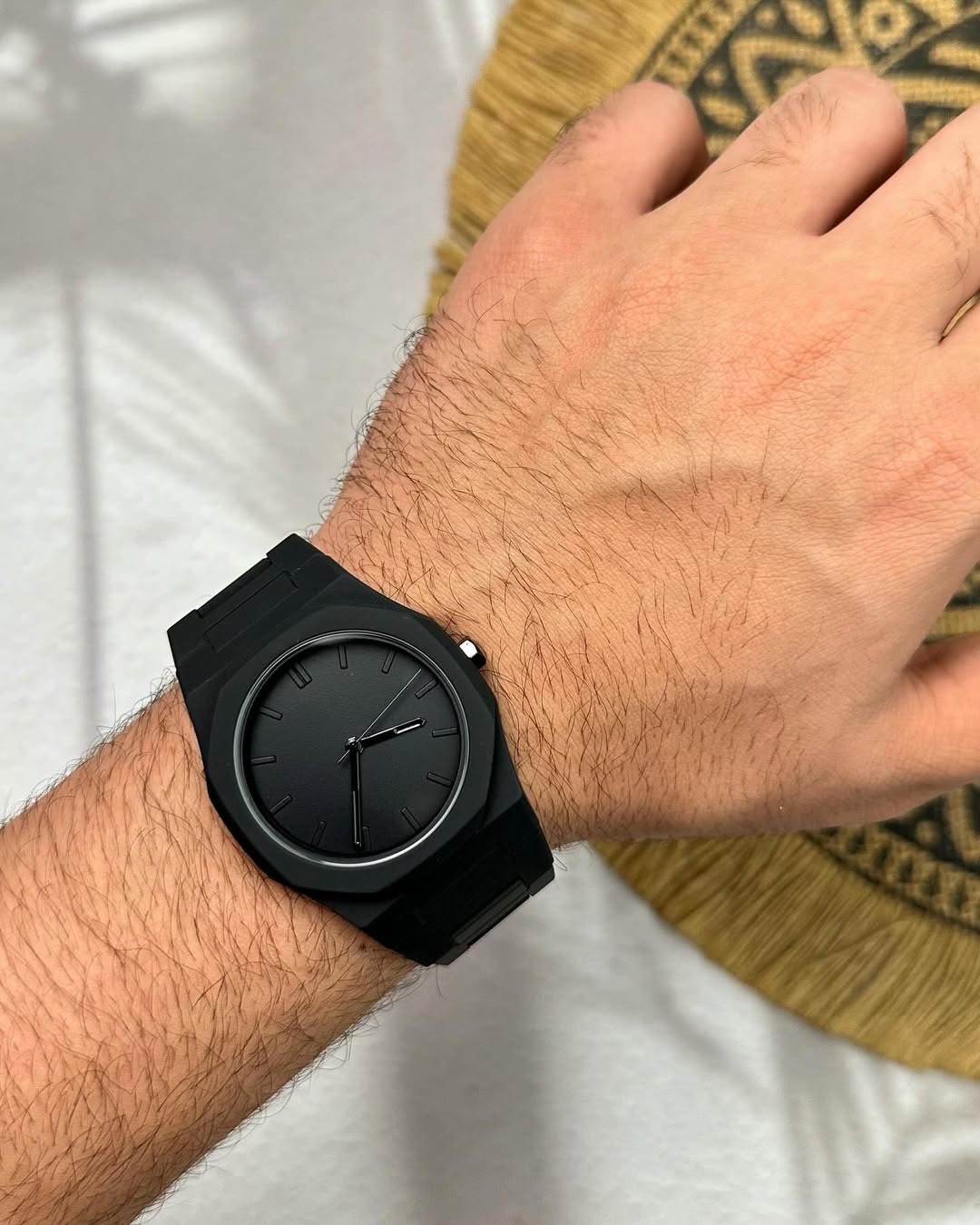 Polycarbon Plastic Lightweight Watch (ALL BLACK) | Hype