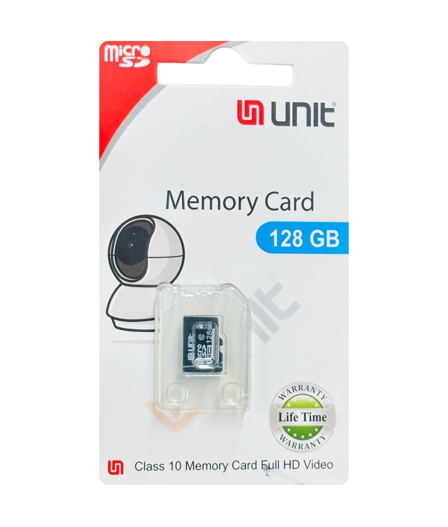 UNIT 128GB Memory Card Class 10 Memory Card Full HD Video | Ponyabari