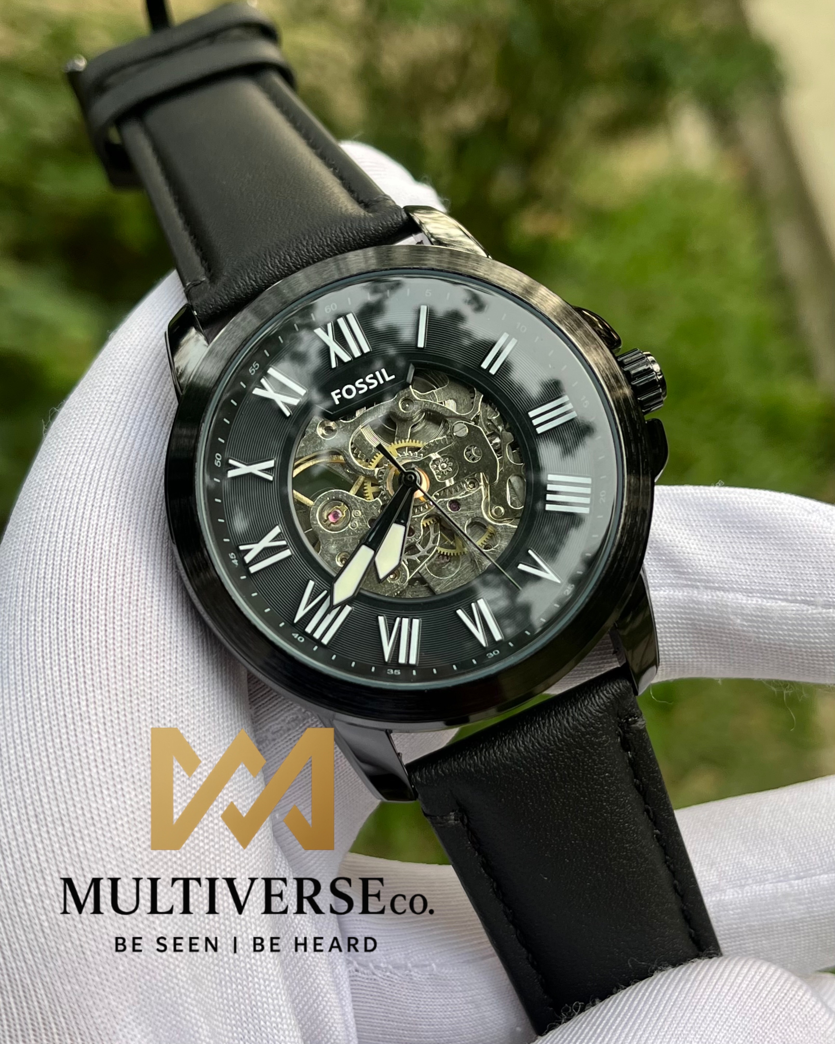 Fossil ME Series Belt Full Black (AA) | WATCH MULTIVERSE