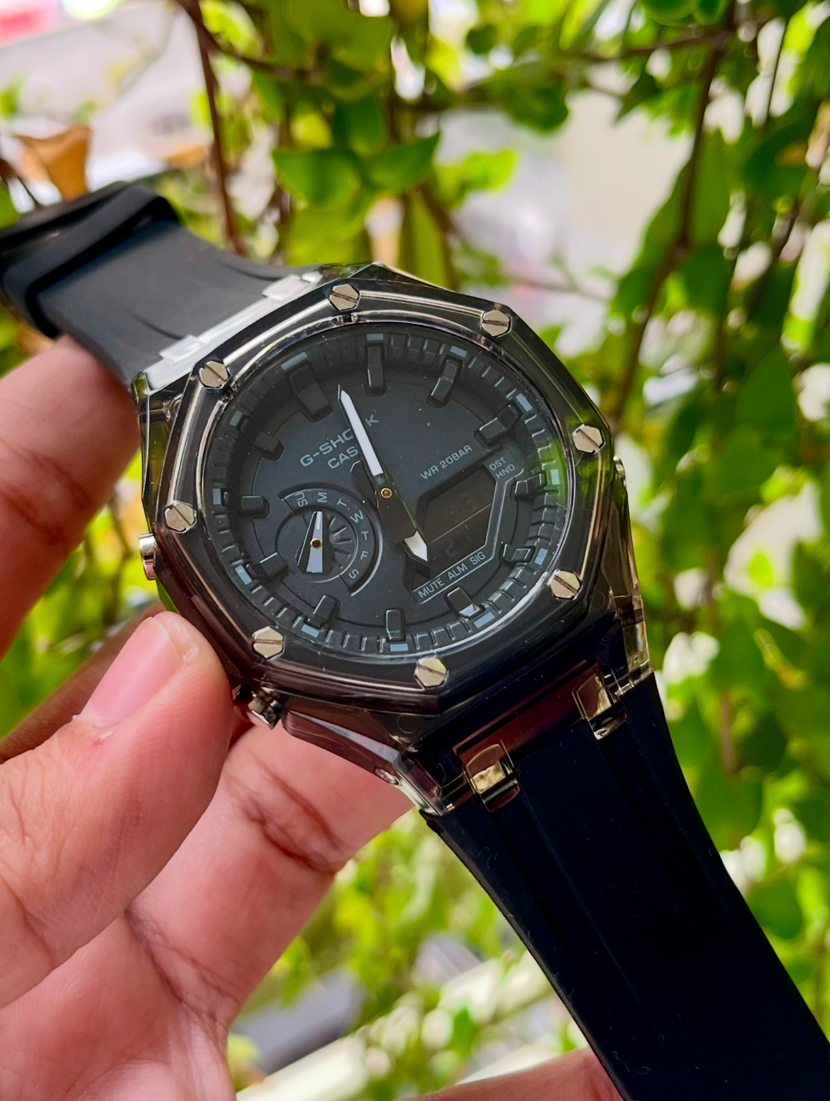 CasiOak Gshock AA (Full Black) | WATCH MULTIVERSE