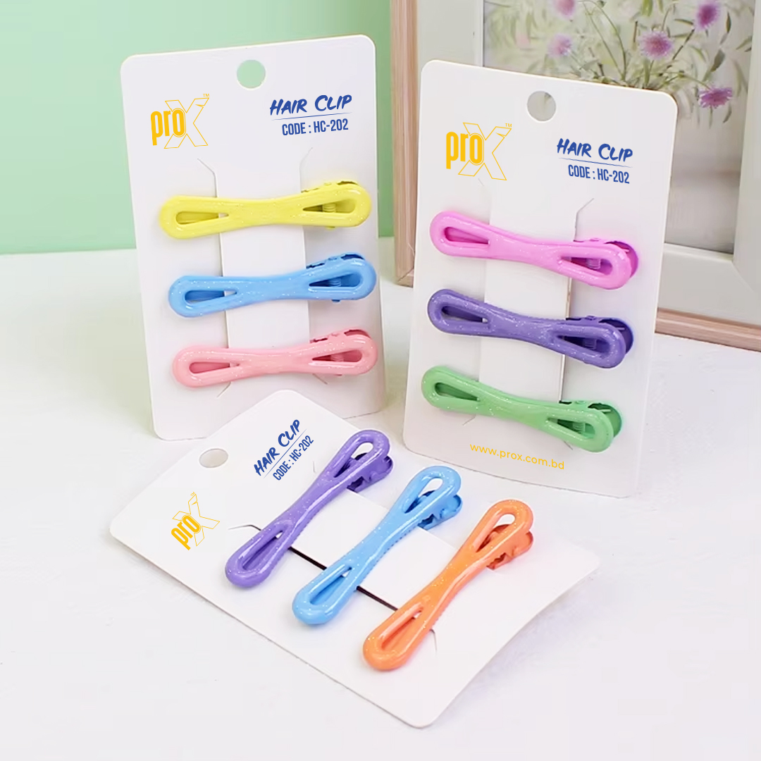 ProX Timeless Twists Hair Clip For Women HC-202-8 ( 3pcs ) Multi-Color ...