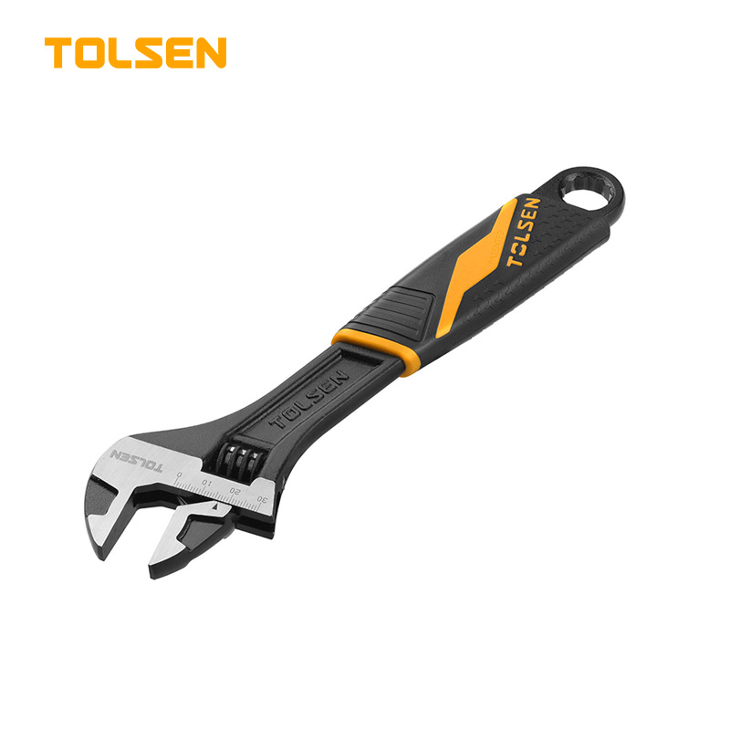 Tolsen 10" Adjustable Wrench Selai Wrench Industrial Gripro Series ...