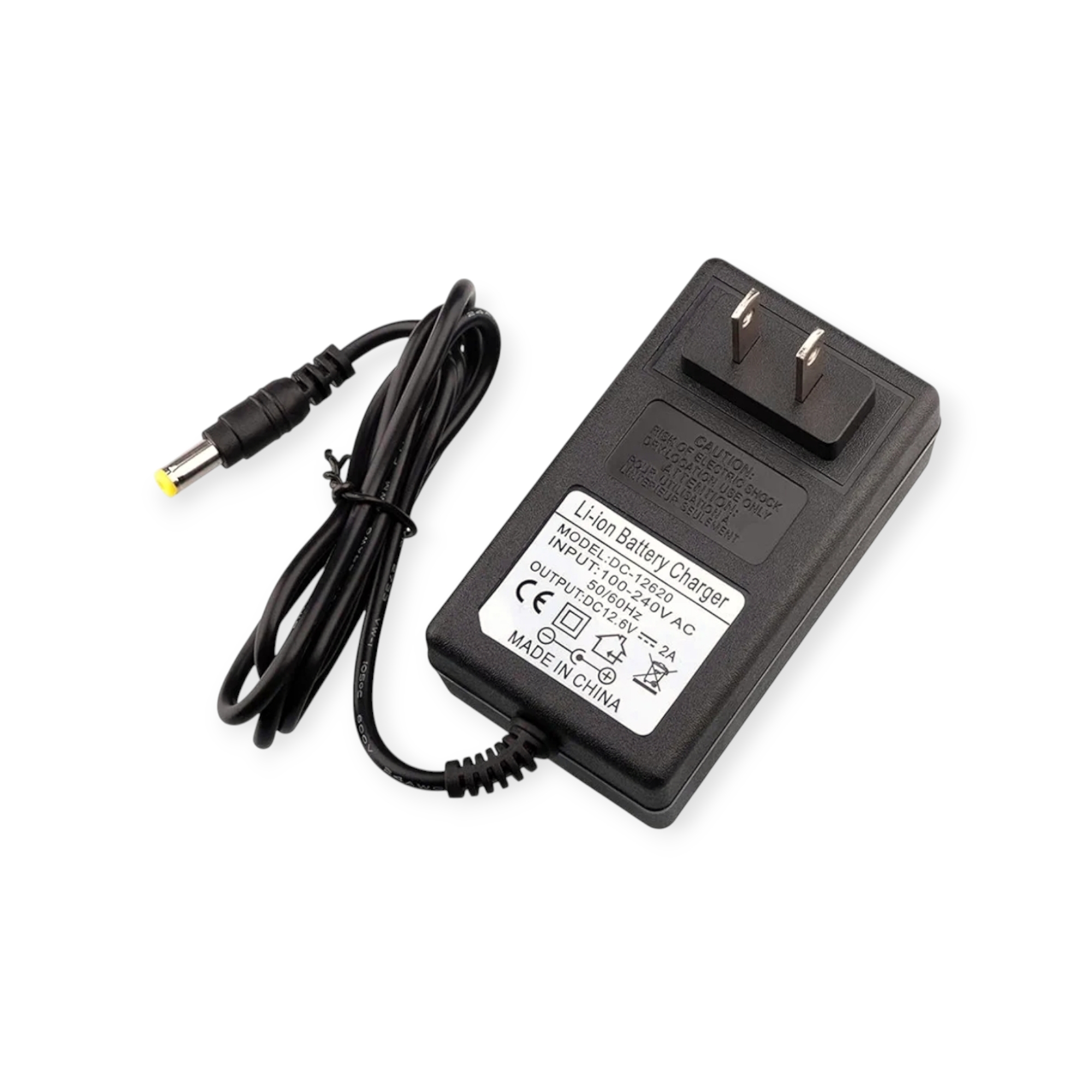 12.6V / 13V 2A Lithium-Ion Battery Charger Adapter | Auto-Cut Off | LED ...