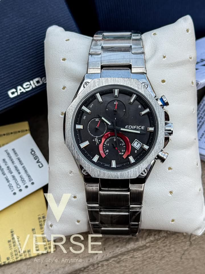 EDIFICE EQB1100 CHAIN RED WITH BRAND BOX | VERSE