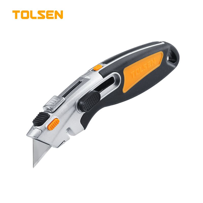 TOLSEN Utility Cutter Dual Function w/ Auto Lock and Retractable (SK2 ...