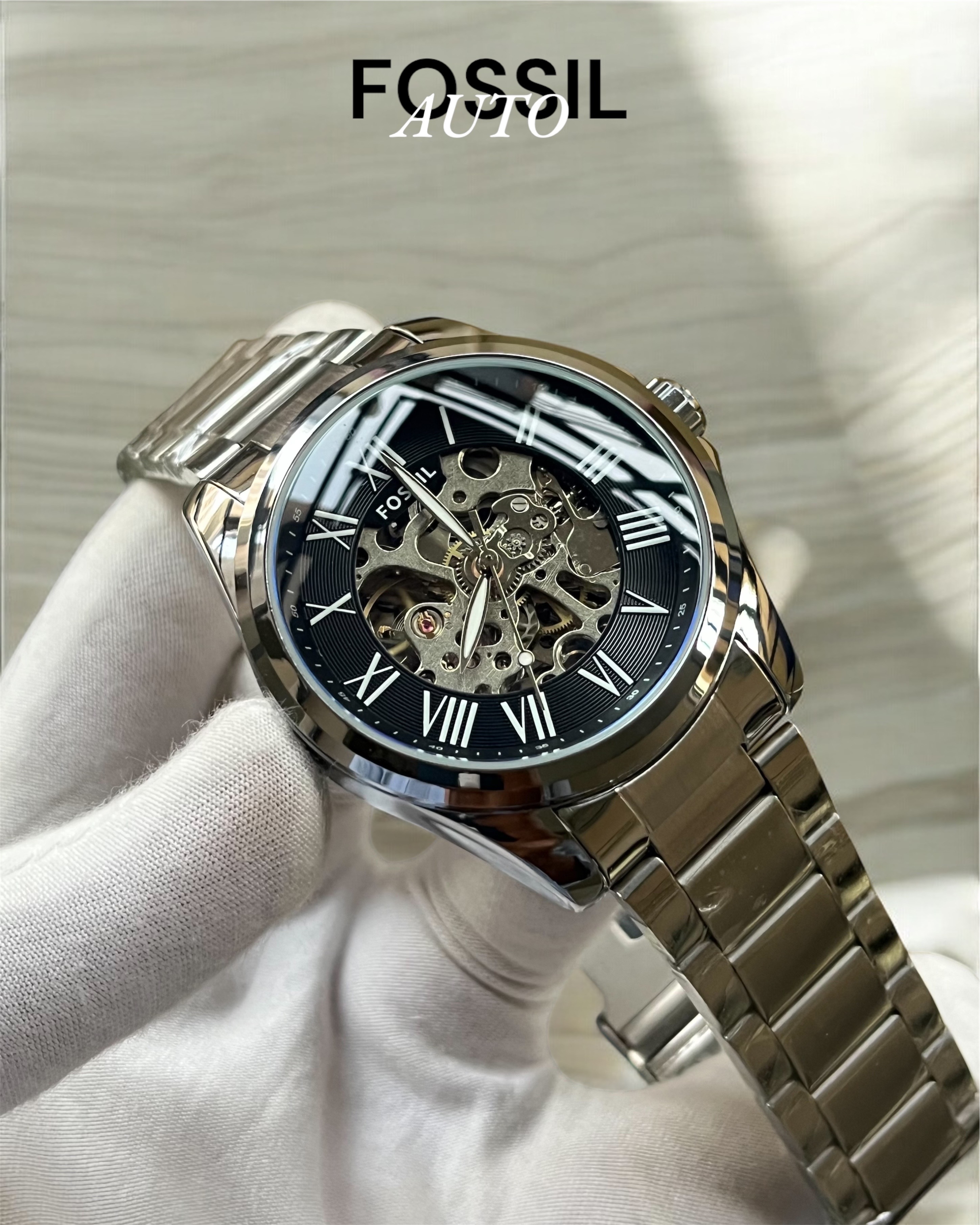 Fossil Automatic Black (AA) | WATCH MULTIVERSE