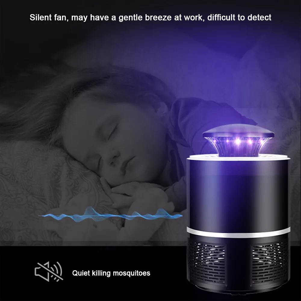 USB Electronic Mosquito Killer Lamp – LED UV Trap for Flies, Moths ...