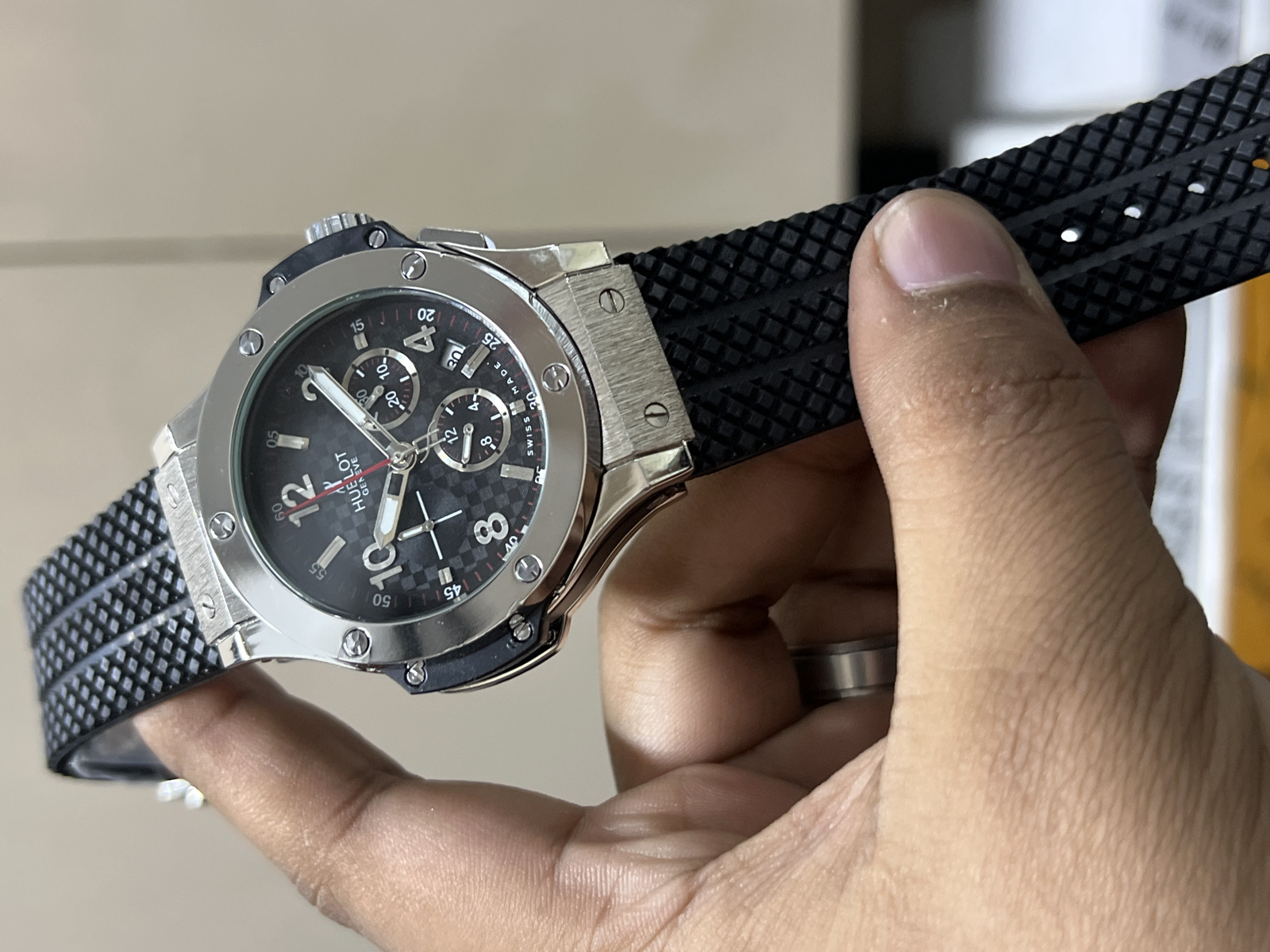 HUBLOT BB SILVER CASE BLACK BELT | Watch Legion BD