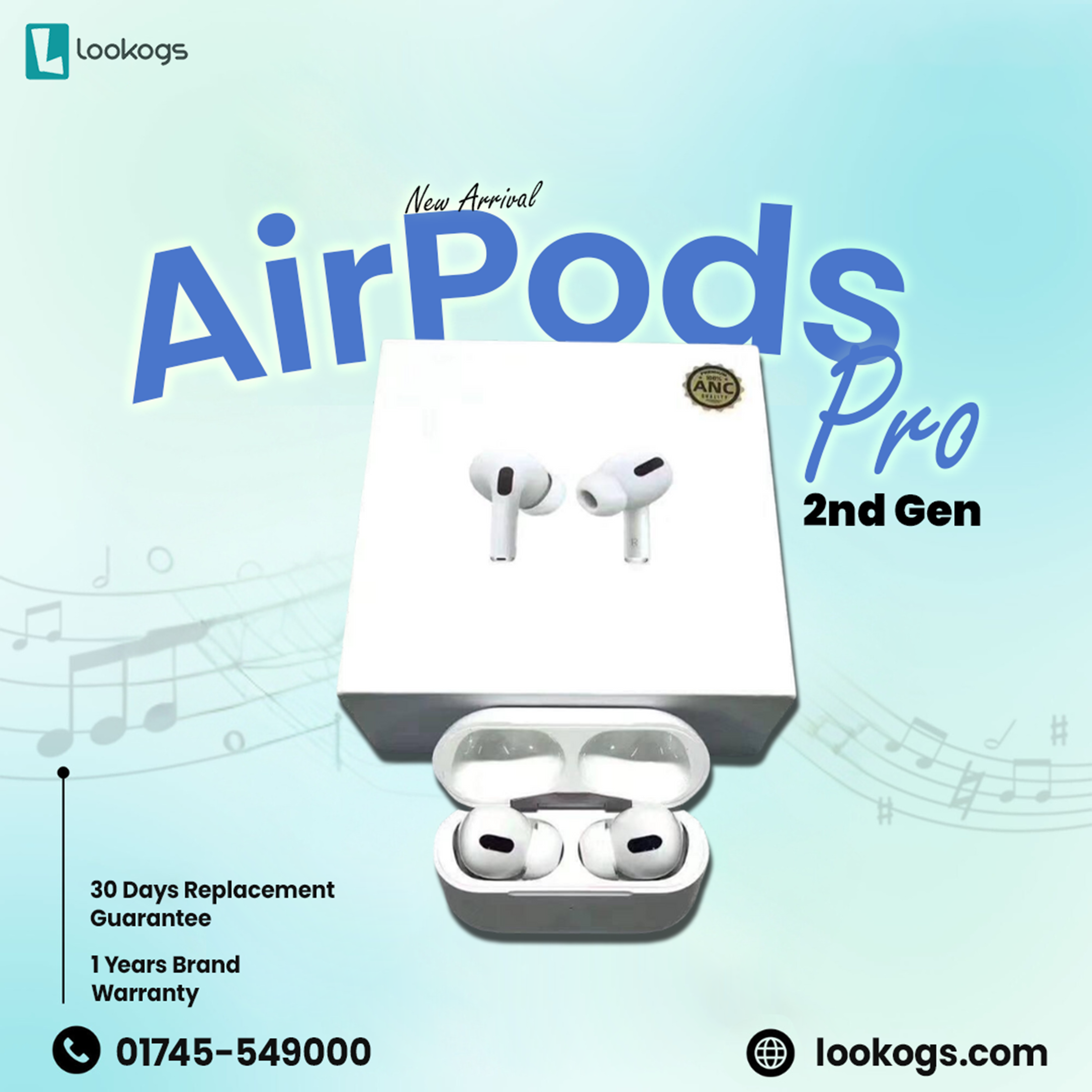 Airpod Pro 2nd Generation (Dubai Version) | Lookogs