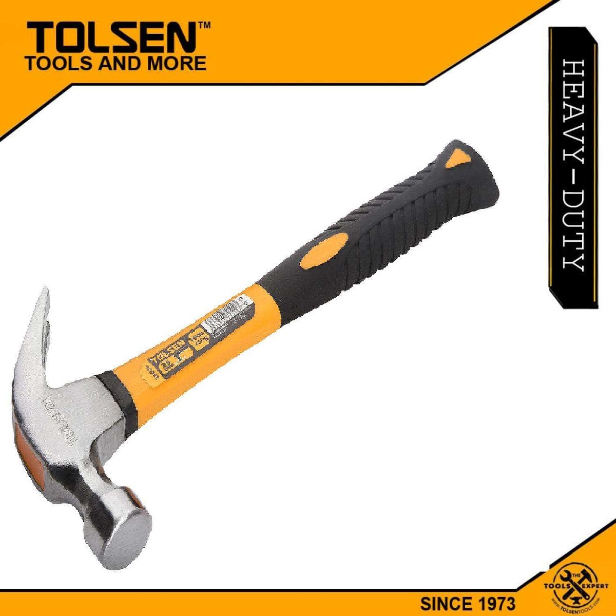 Tolsen Claw Hammer 8OZ or 160oz with Fiber Handle Model 25030 | Tolsen ...