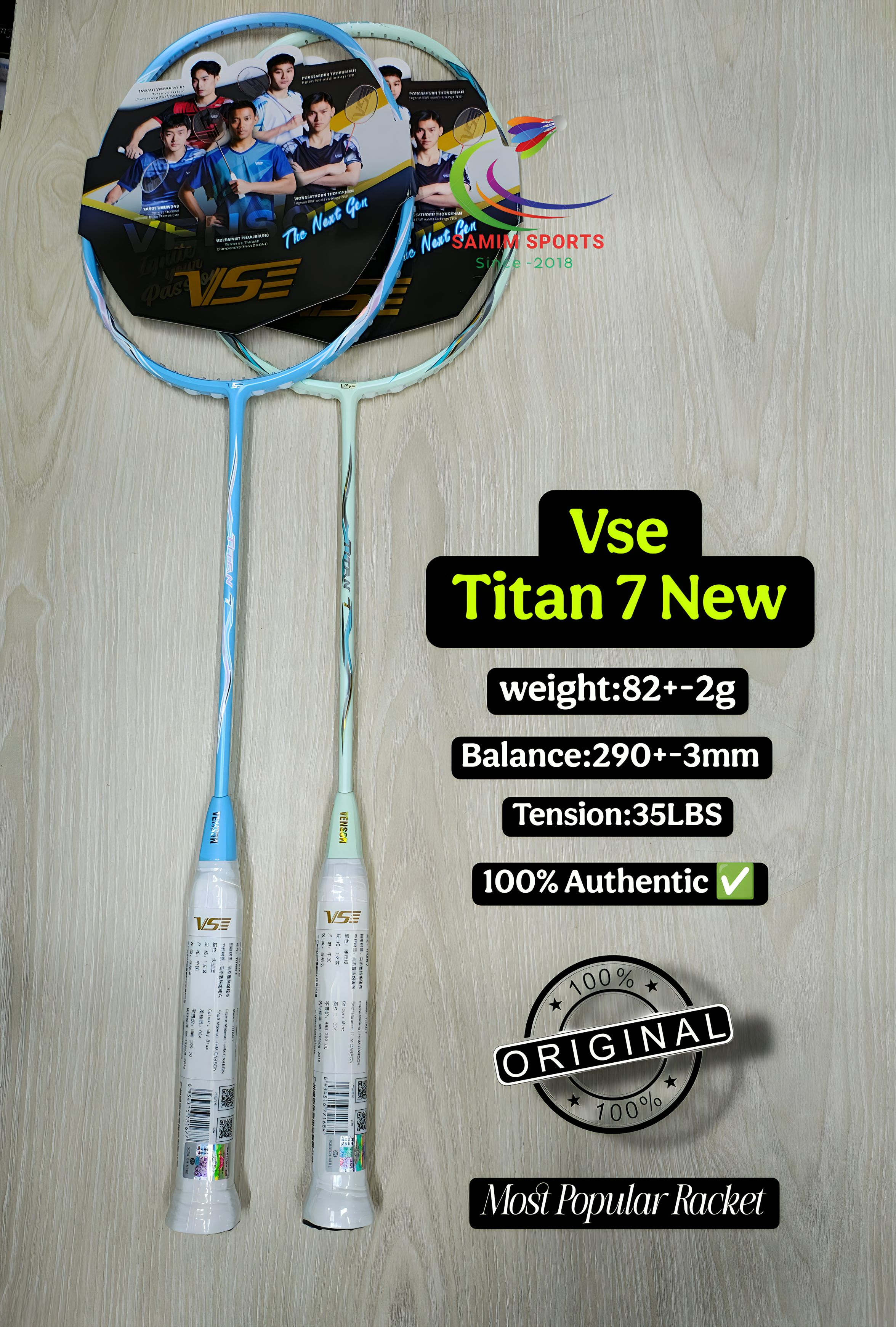 Vse Titan 7 New Badminton Racket! | SAMIM sports