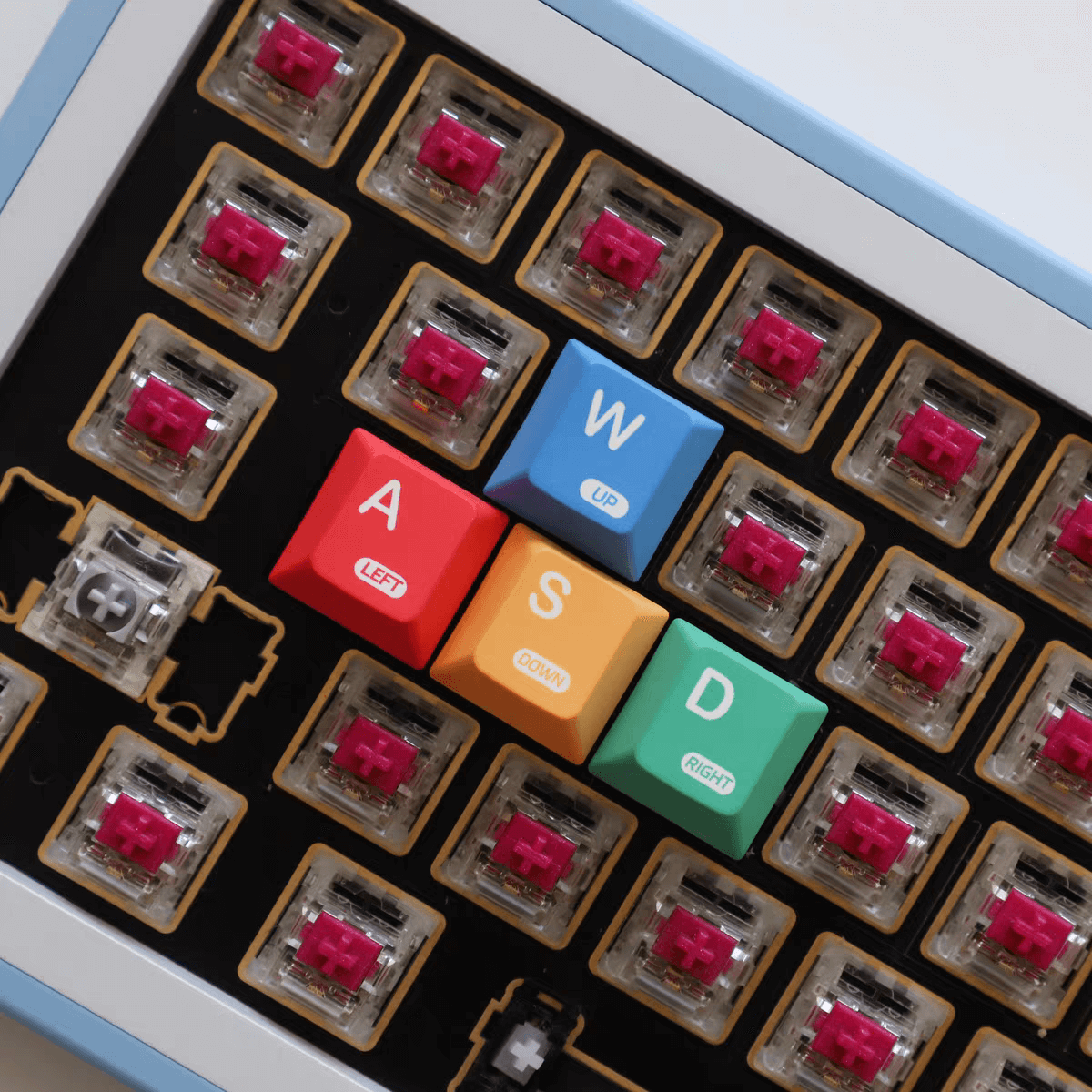 Colorful WASD Keycaps - Set of 4 Keys | FancyKeebs