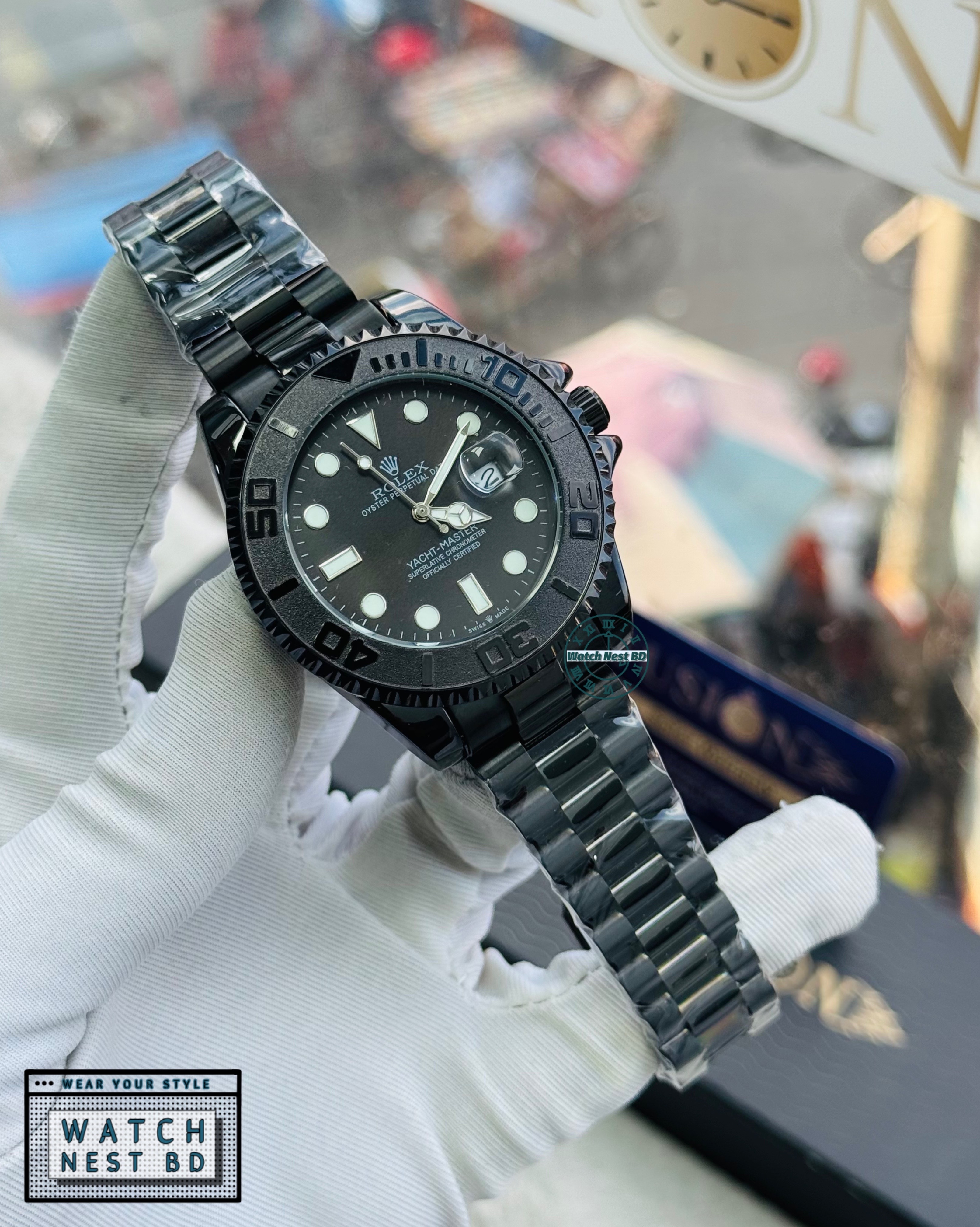 Rolex Yacht Master Quartz Watch (AA Grade) | Exquisite Fusion BD
