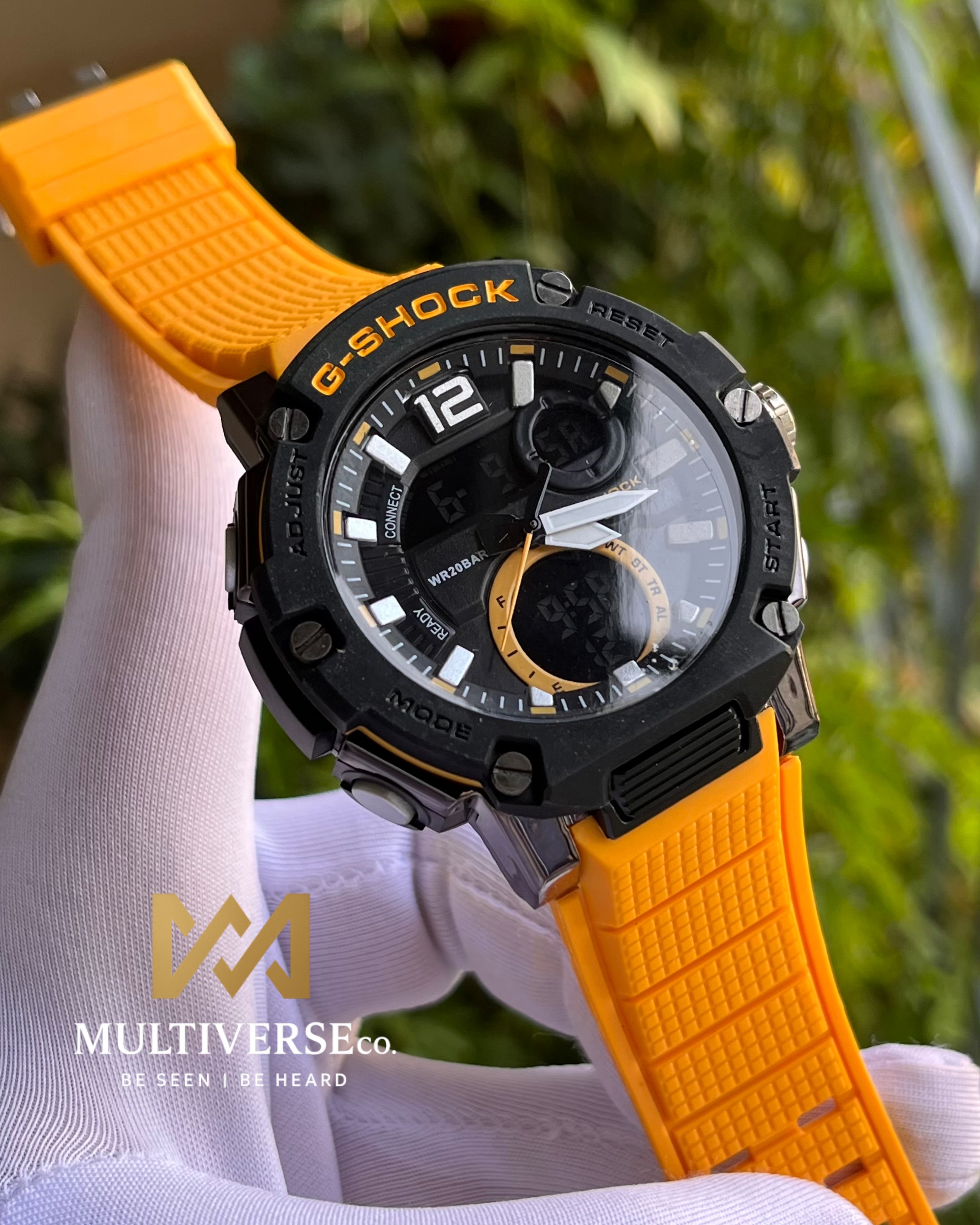 G-SHOCK WR20BAR V2 YELLOW BLACK (AA) | WATCH MULTIVERSE