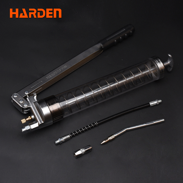 HARDEN Grease Gun, 900cc, Double Pump Pressure, Hand-operated, Heavy ...