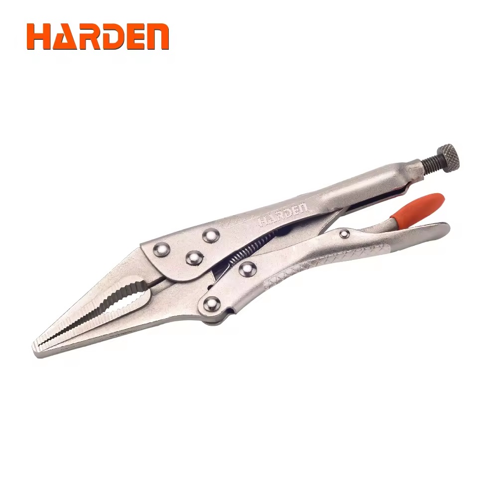 HARDEN 9" Grip Pliers, Straight Jaw, Professional Long Nose Locking ...