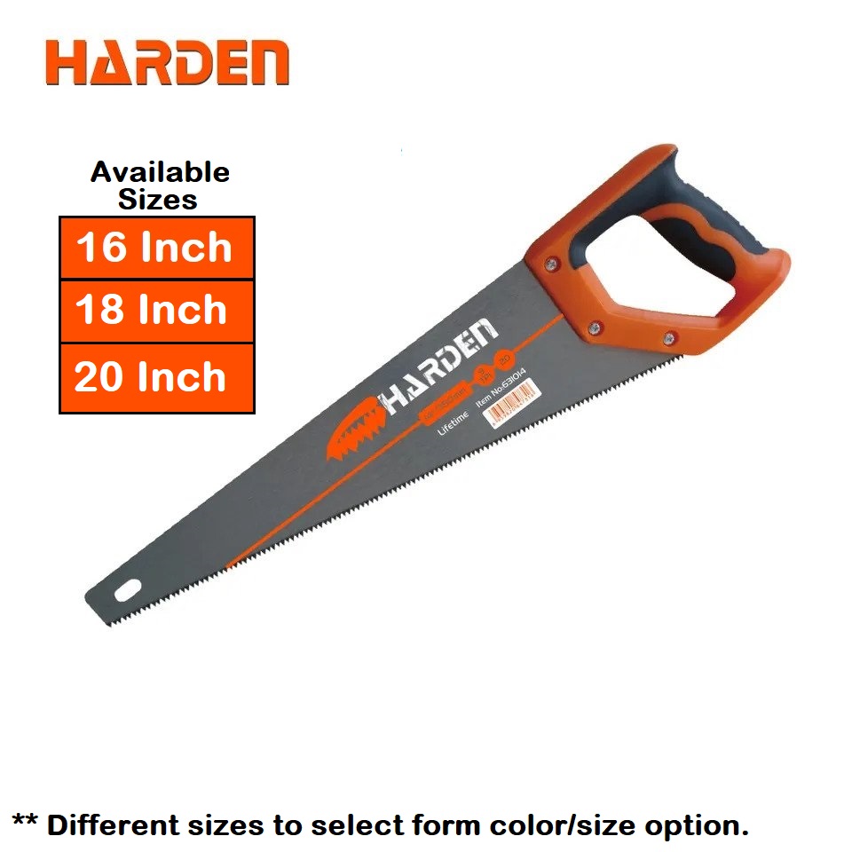 HARDEN Hand Saw ( 16" | 18" | 20" ); Woodworking hand tools fruit tree ...