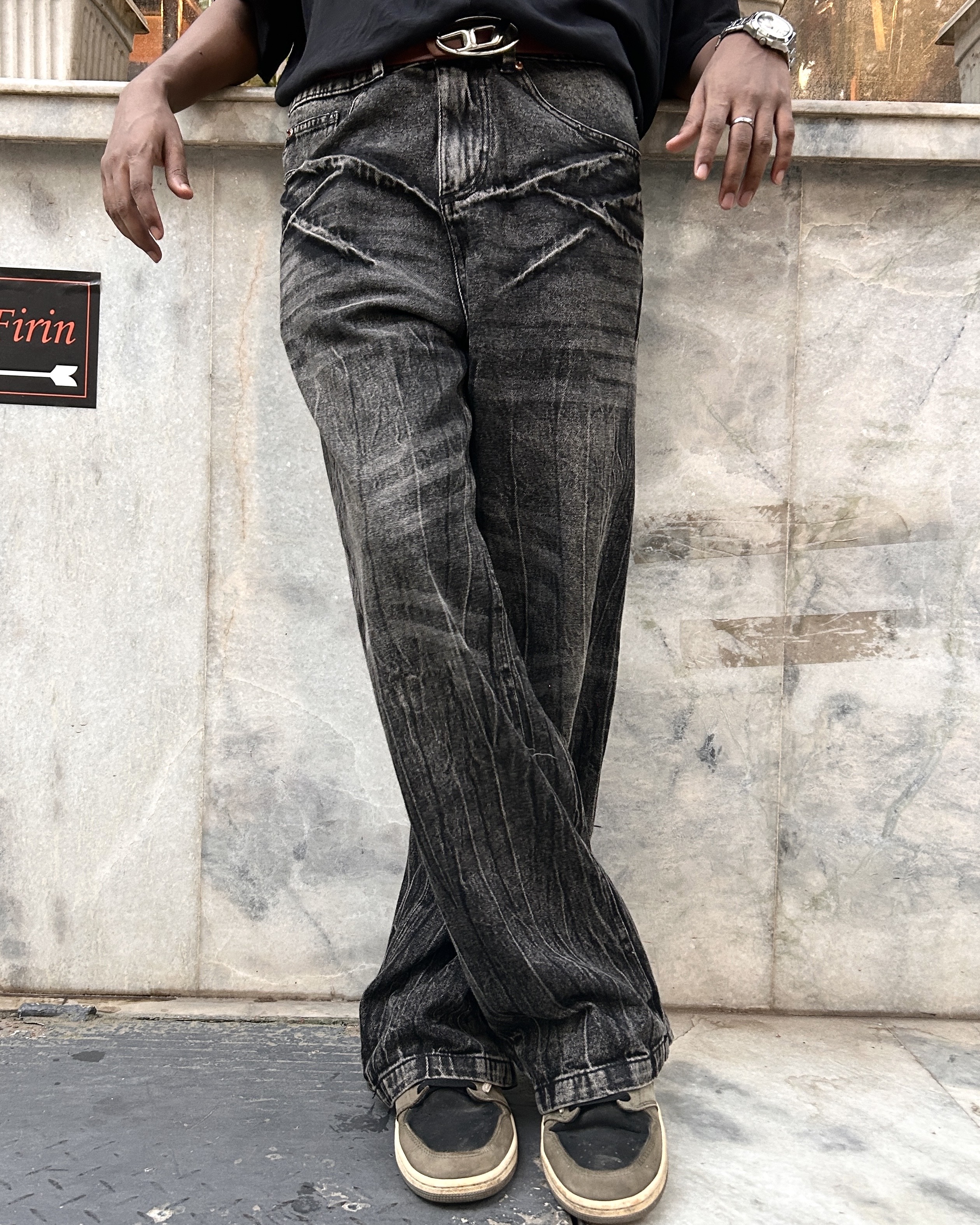 y2k crab whiskers baggy jeans | QUVO.BD