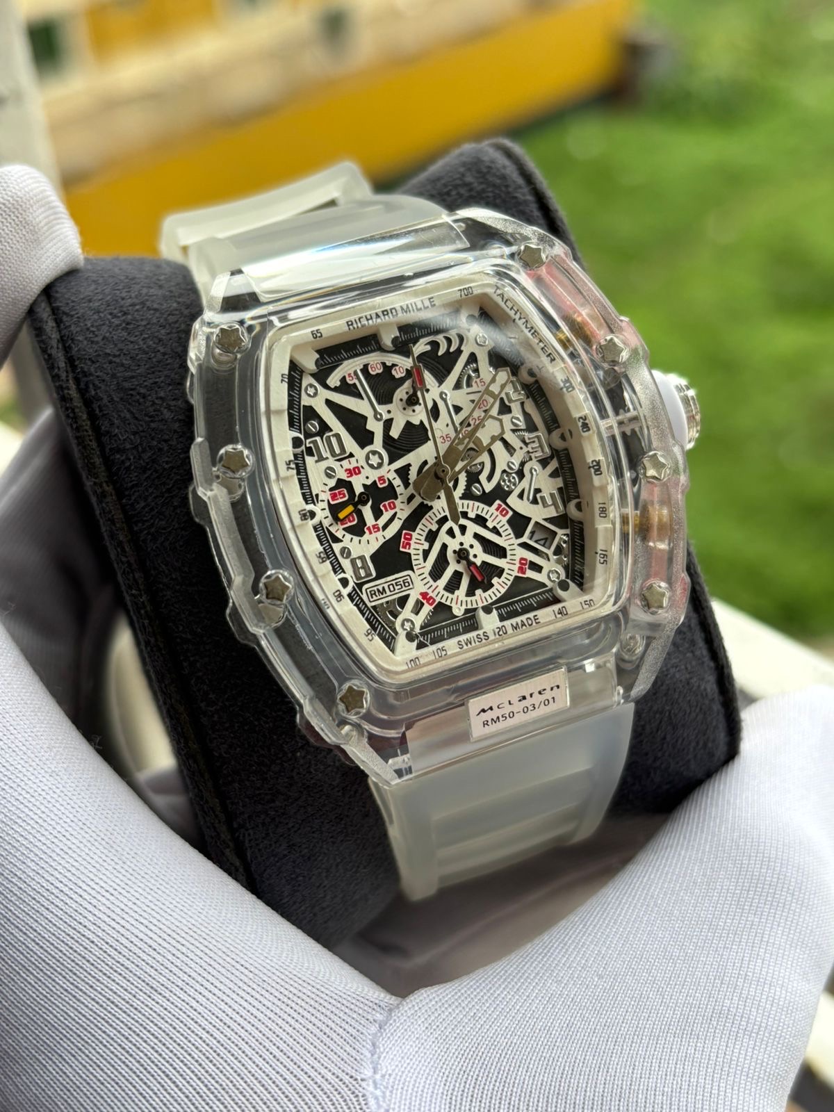 Richard Millie Mclaren Belt Full White | Genics Bangladesh