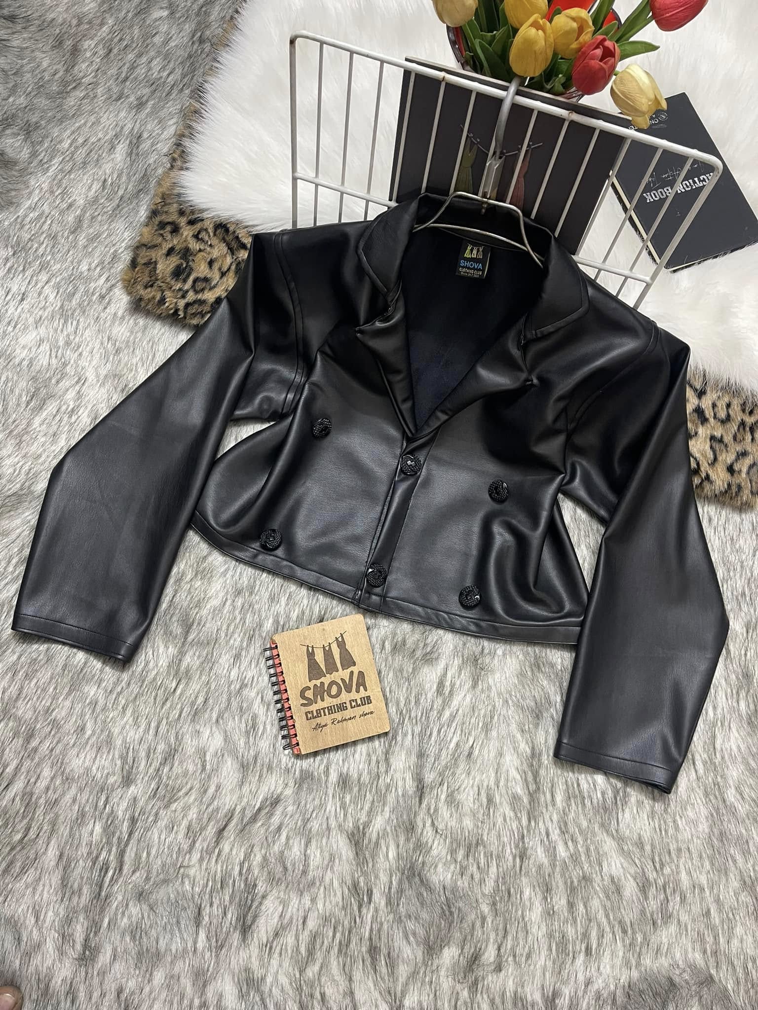 🖤 Winter Leather Short Coat | Style Heaven