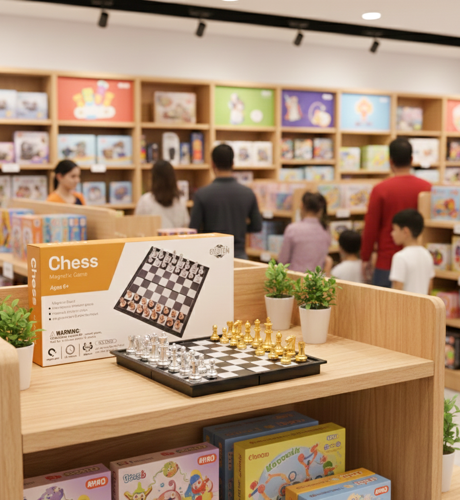 Magnetic Chess- Golden & Silver Guti | Amarkids
