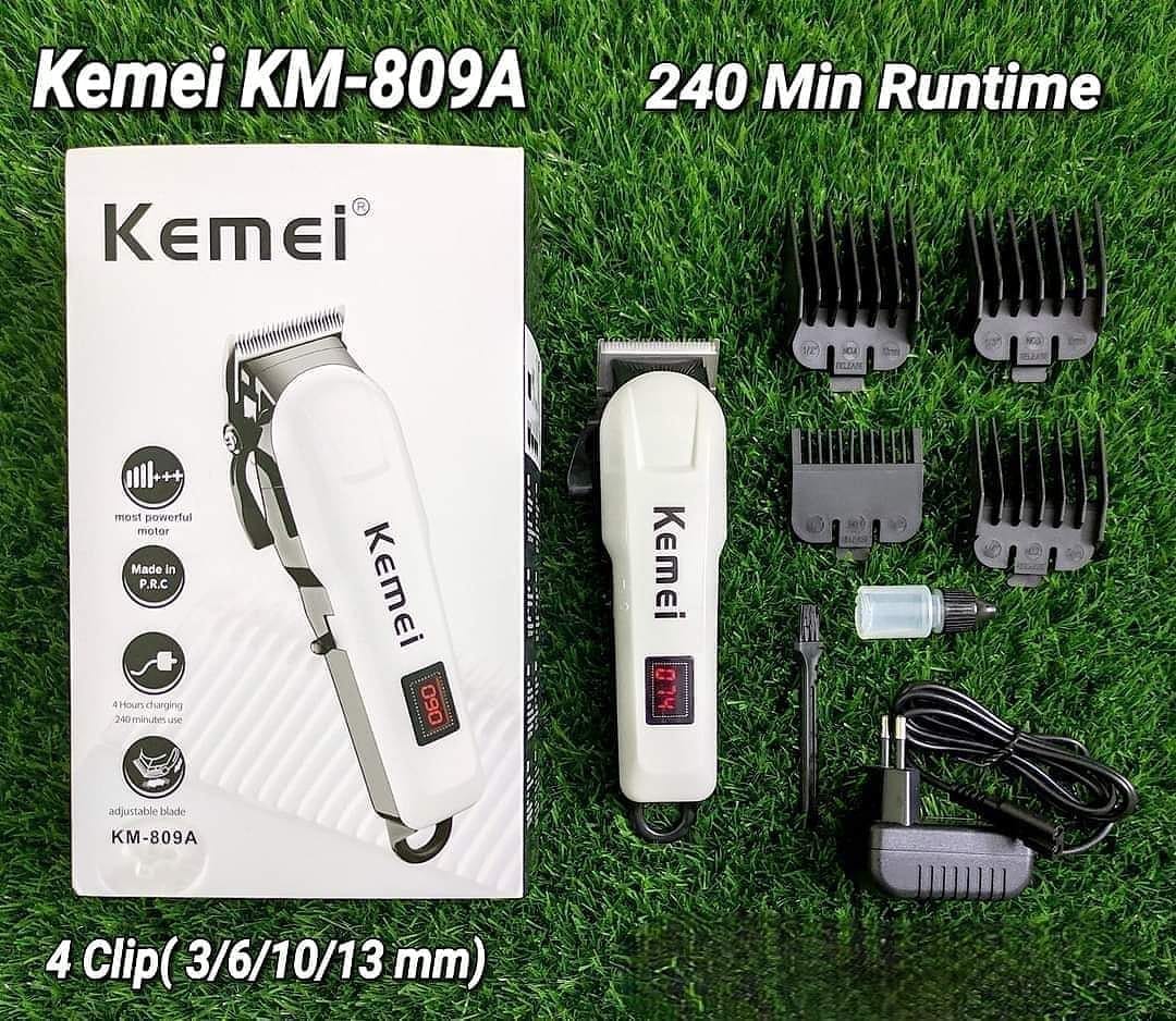 Kemei KM-809A Hair Clipper Trimmer | Trimmer Shop Bd