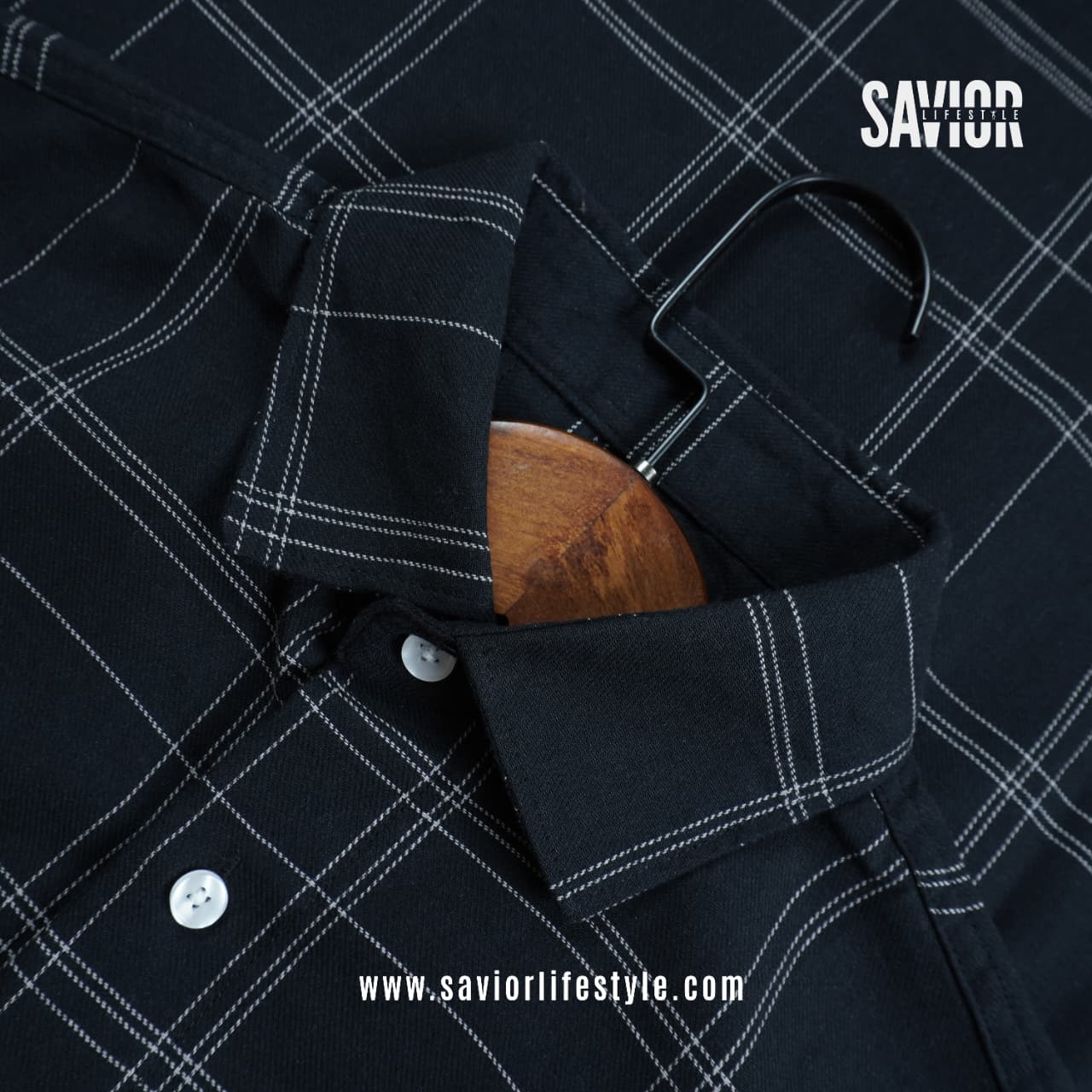 Ink Square - Full Sleeve Pocket Less Check Shirt | Savior Lifestyle
