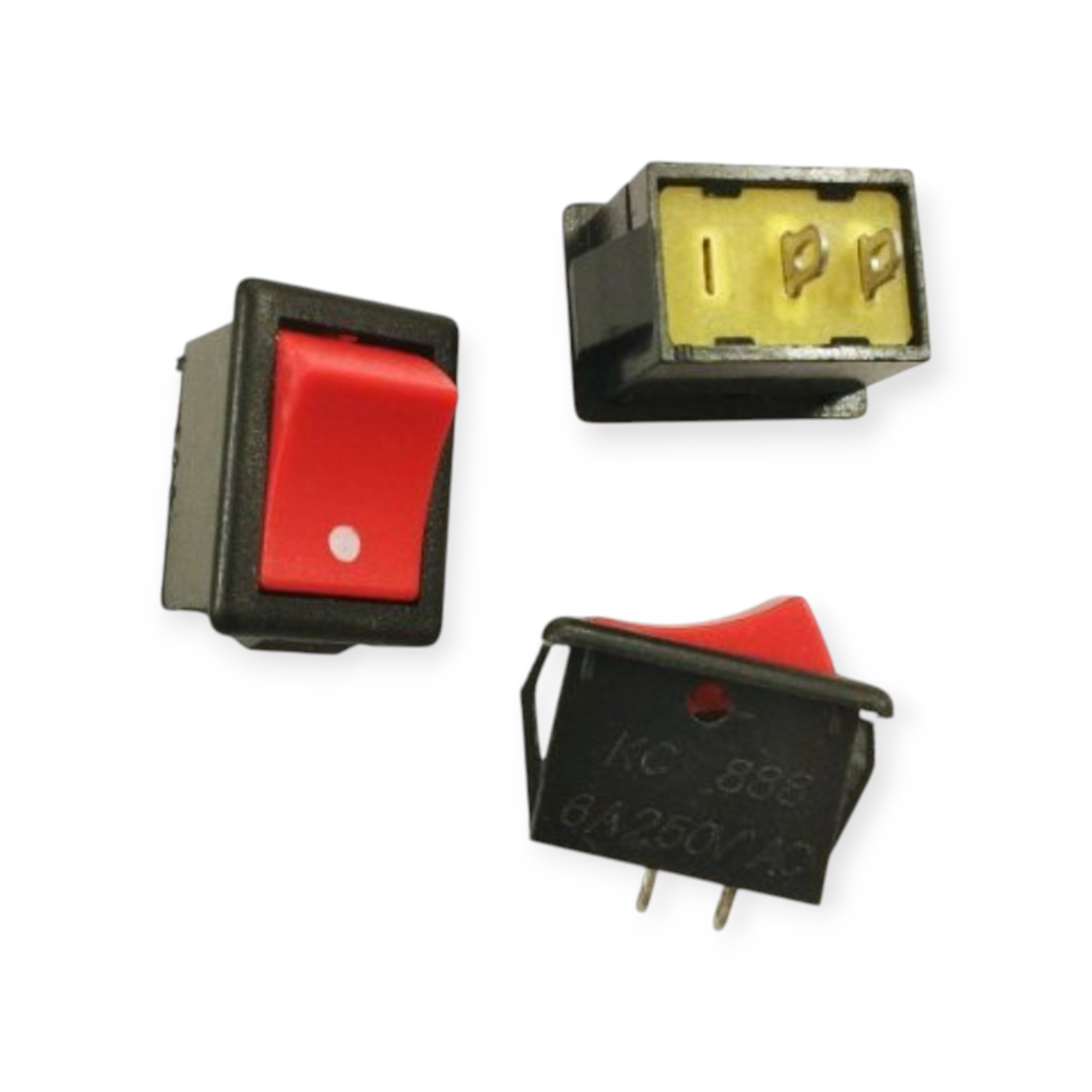 2 Pin SPST Rocker Switch | On-Off Mini Power Switch for DIY ...