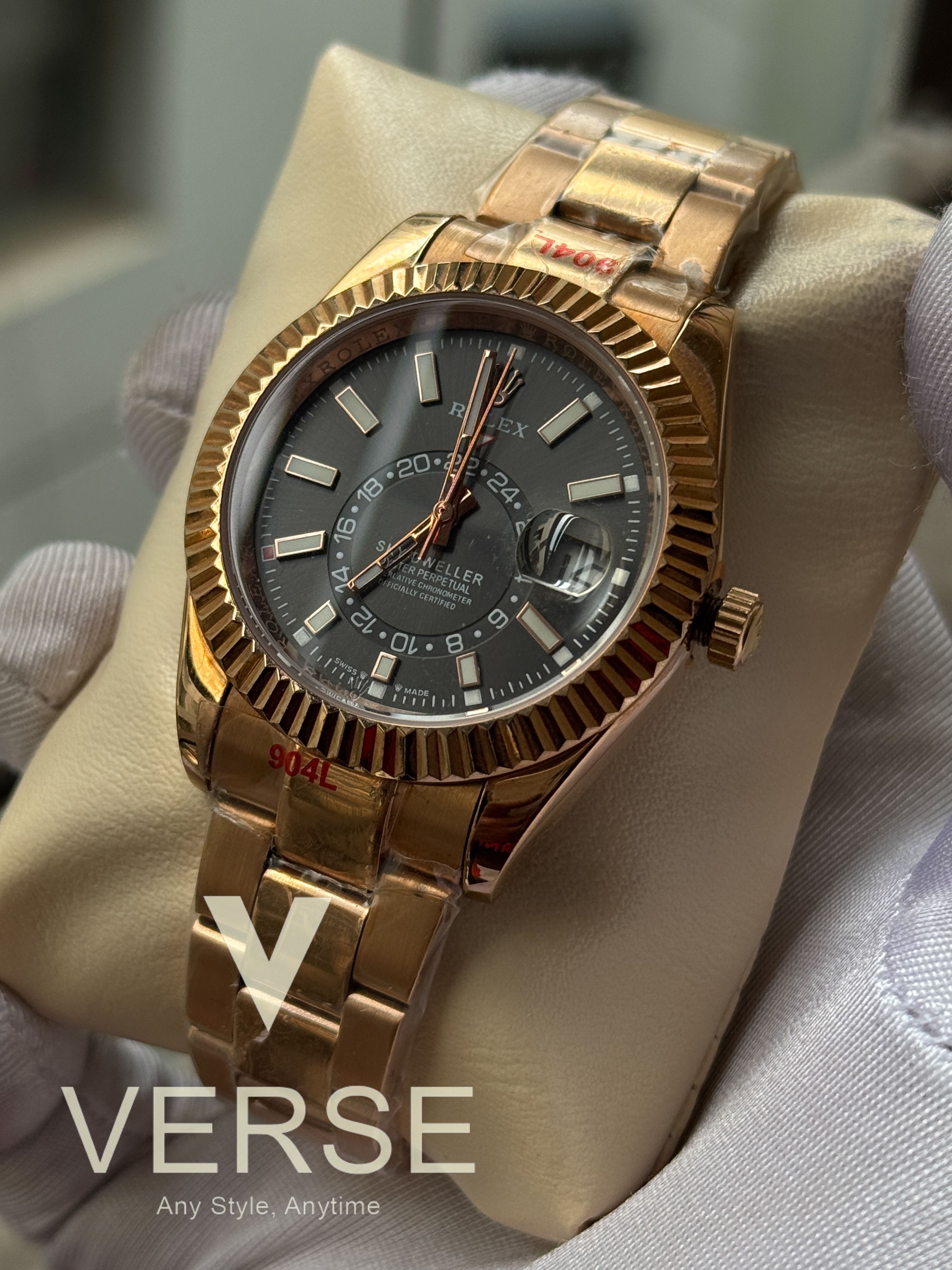 Rolex Sky Dweller ROSE GOLD AAA | VERSE