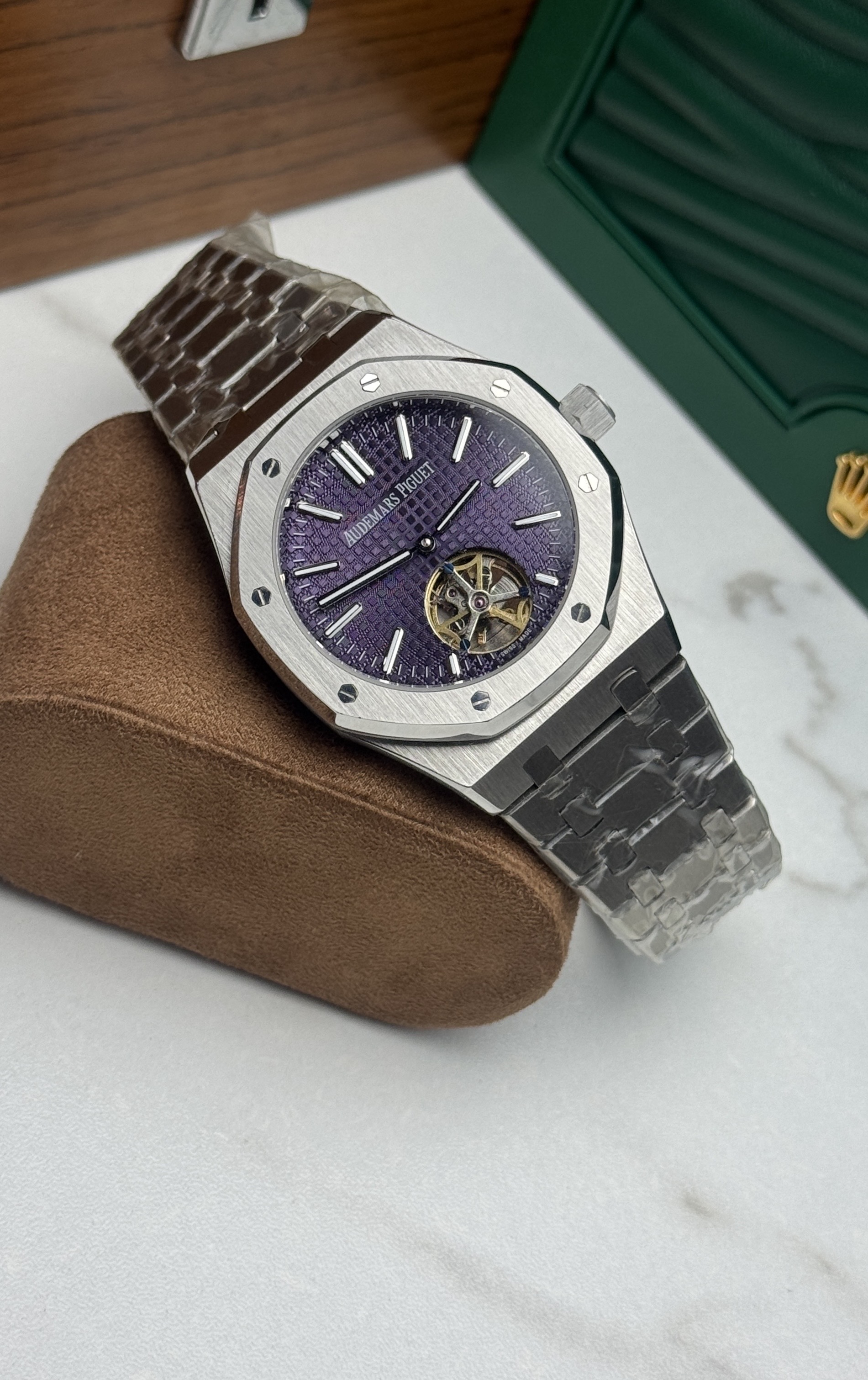Audemars Piguet Royal Oak purple dial | Watch Lounge BD
