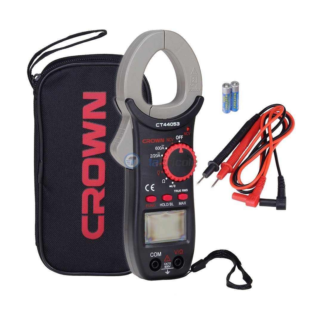 CROWN Professional Digital Multimeter, 600V, 600V, 600A, 20MΩ; CT44053 ...