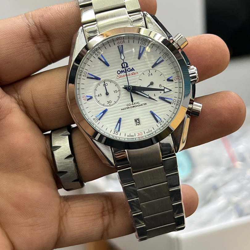 OMEGA SEAMASTER F.S,WHITE DIAL,BLU.DIGIT | Watch Legion BD